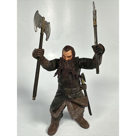 Toys | 202 Marvel Lord Of Therings Gimli The Dwarf Helms Deep Figure 45 ...